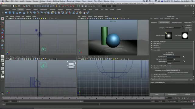 آموزش مایا Create light fog using mental ray for Maya - نماشا
